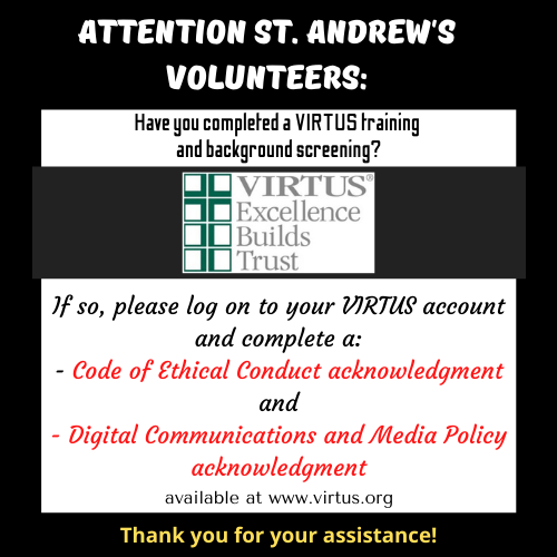 Safe Environment / VIRTUS - St. Andrew's Catholic Church - Roanoke, VA
